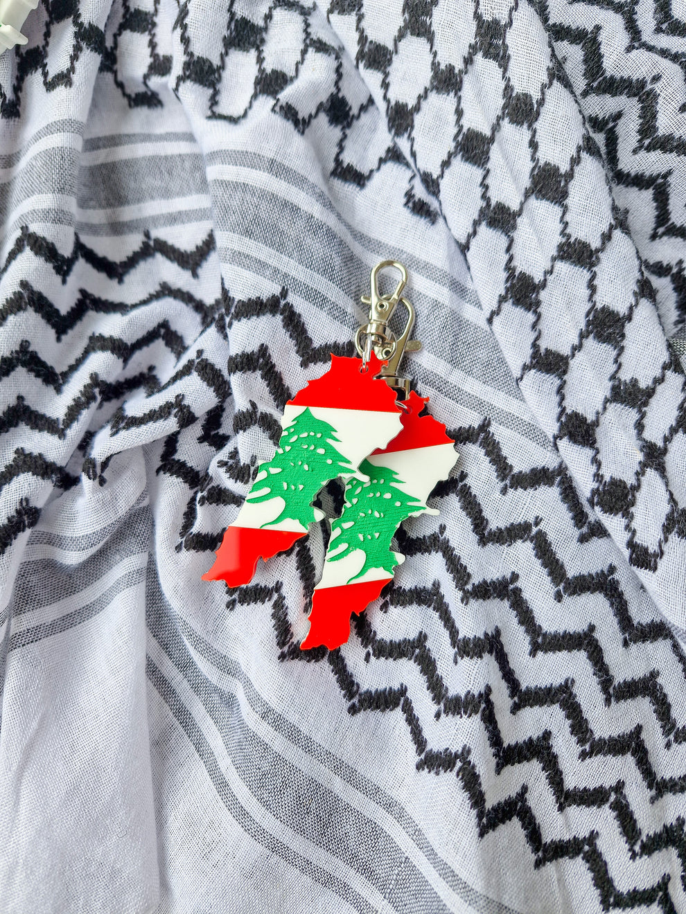 Lebanon Key Ring – Rad Made Keeps and Co