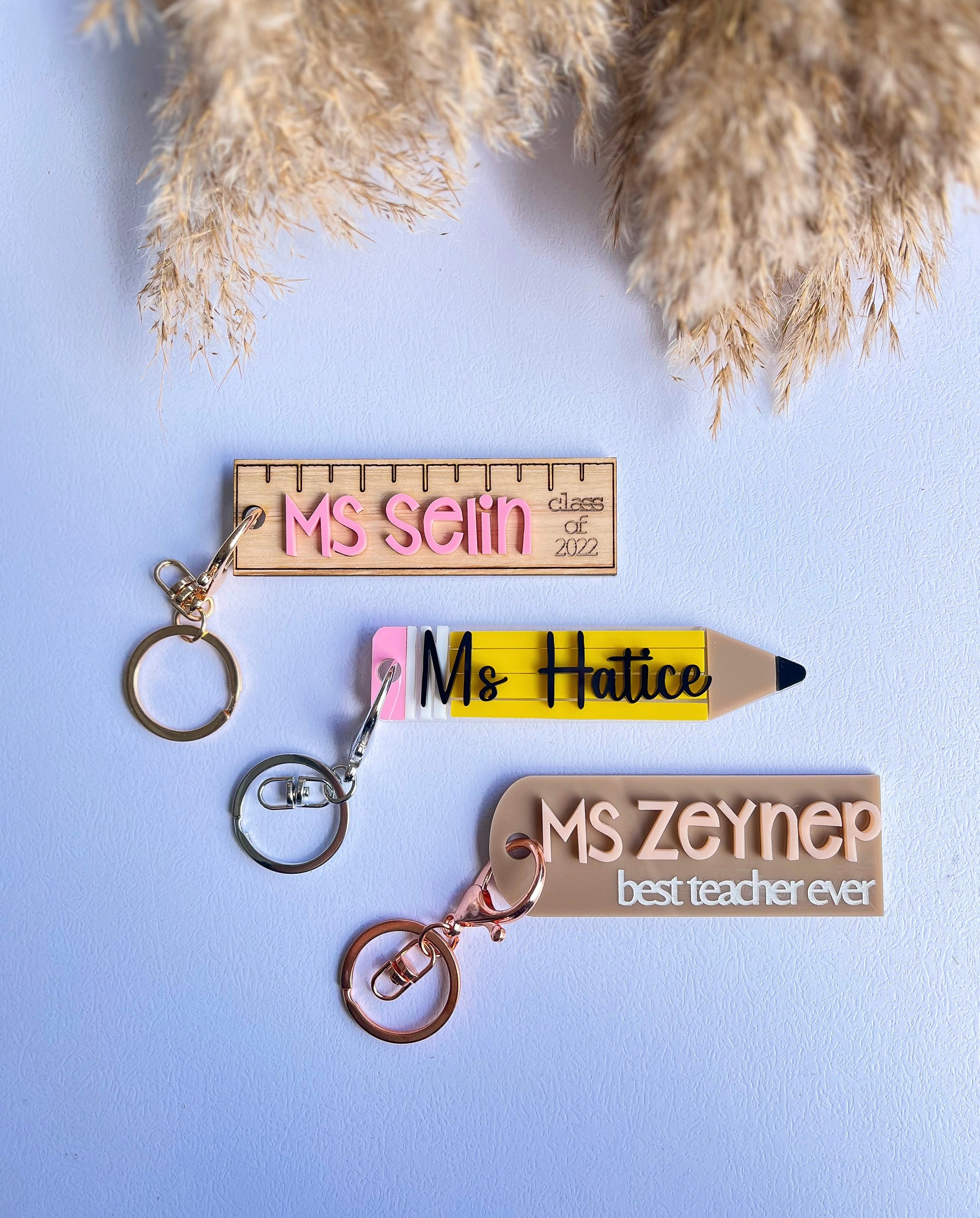 Key Rings - End of Year Teacher Gifts – Rad Made Keeps and Co